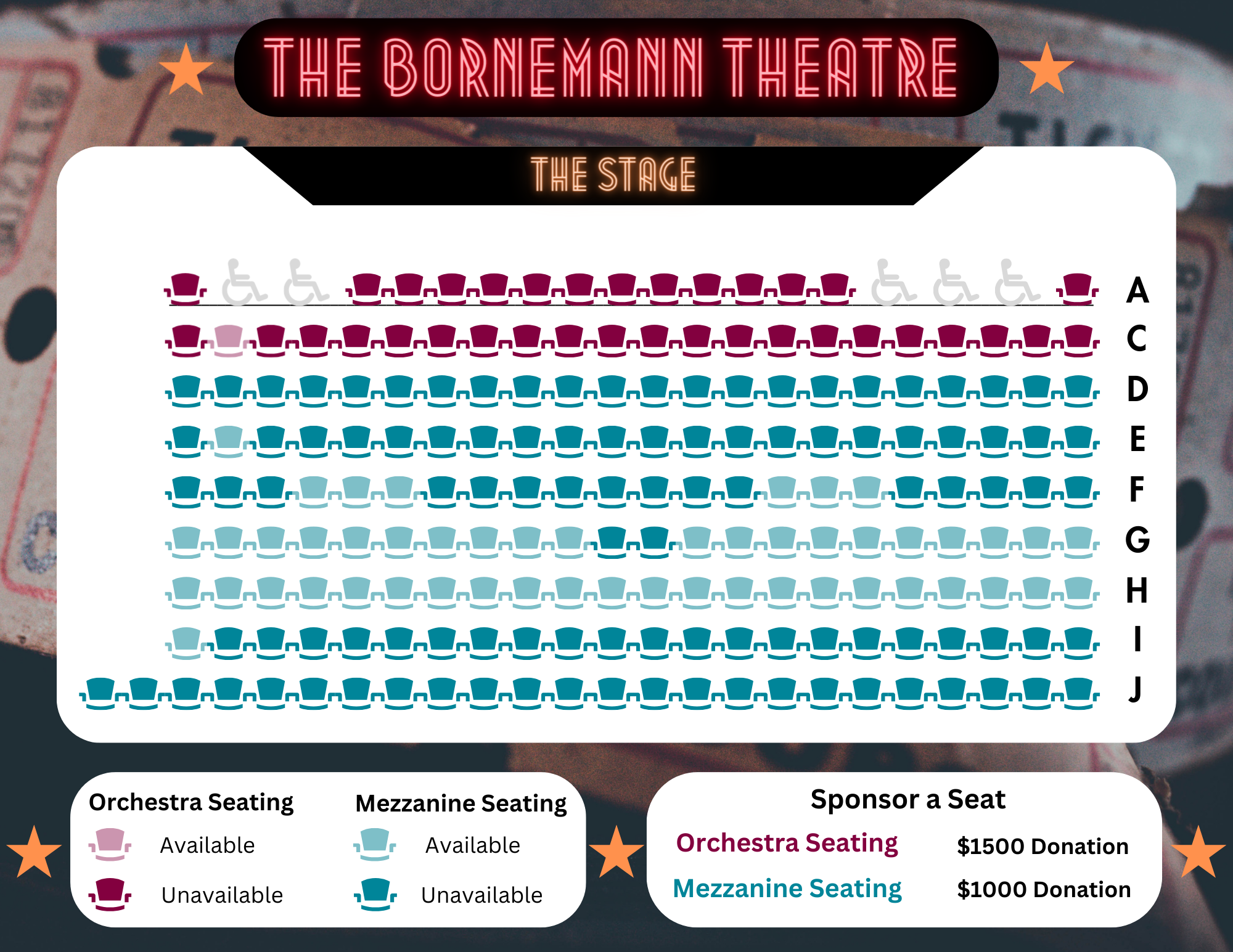 Theatre Seat Sponsorship